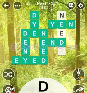 Wordscapes Level 71 Answers [ + Bonus Words ] - Michael