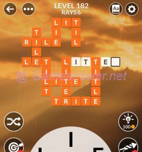 Wordscapes Level 182 Answers [ + Bonus Words ] - Michael