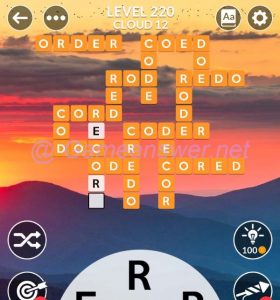Wordscapes Level 220 Answers [ + Bonus Words ] - Michael