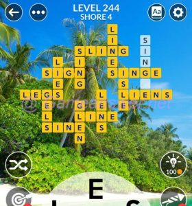 Wordscapes Level 244 Answers [ + Bonus Words ] - Michael