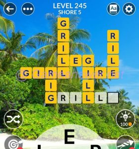 Wordscapes Level 245 Answers [ + Bonus Words ] - Michael