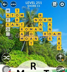 Wordscapes Level 251 Answers [ + Bonus Words ] - Michael