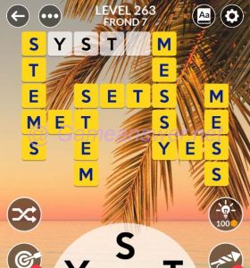 Wordscapes Level 263 Answers [ + Bonus Words ] - Michael