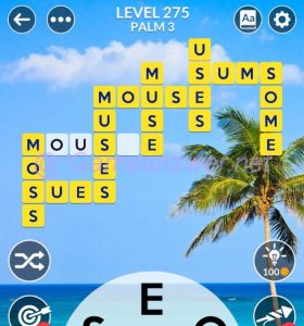 Wordscapes Level 275 Answers [ + Bonus Words ] - Michael