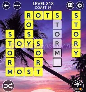 Wordscapes Level 318 Answers [ + Bonus Words ] - Michael