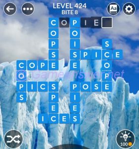 Wordscapes Level 424 Answers [ + Bonus Words ] - Michael