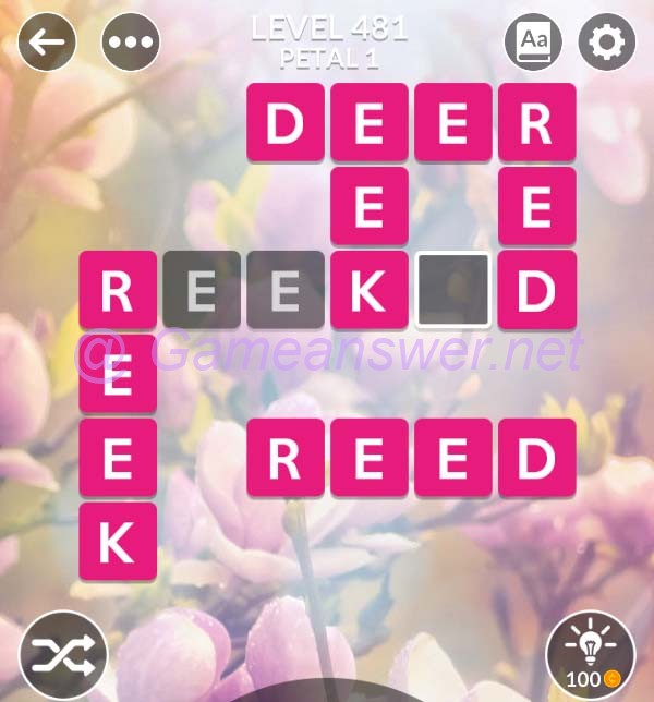 Wordscapes Level 481 Answers [ + Bonus Words ] - Michael
