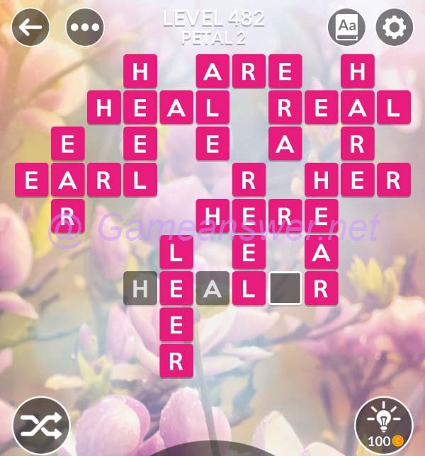 Wordscapes Level 482 Answers [ + Bonus Words ] - Michael