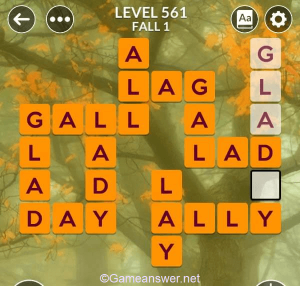 Wordscapes Level 561 Answers [ + Bonus Words ] - GameAnswer