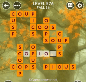 Wordscapes Level 576 Answers [ + Bonus Words ] - GameAnswer