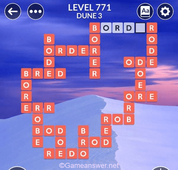 Wordscapes Level 771 Answers [ + Bonus Words ] - Michael