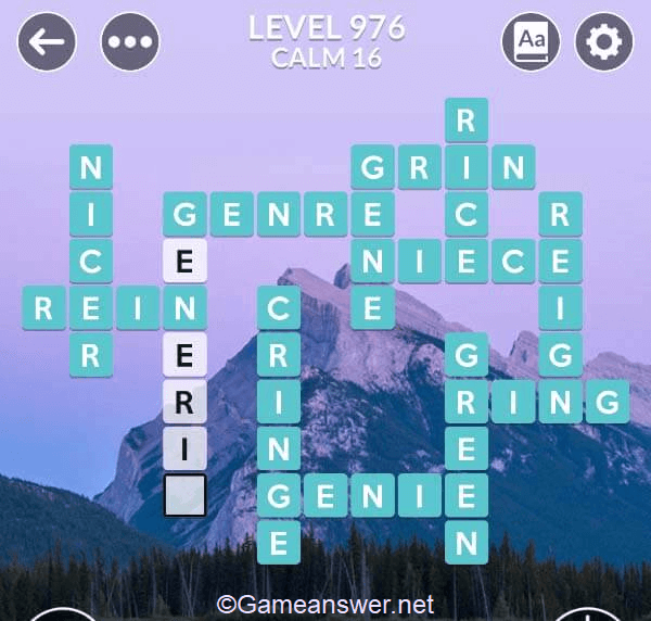 Wordscapes Level 976 Answers [ + Bonus Words ] - Michael